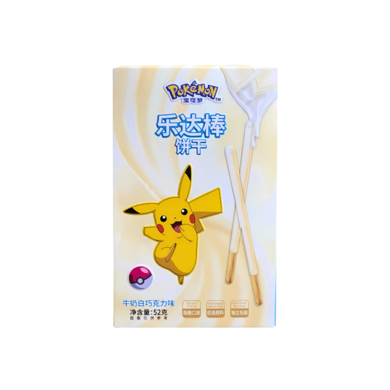 Pocky Chocolate Blanco Pokemon - 52 grs - Candy Store 🍬